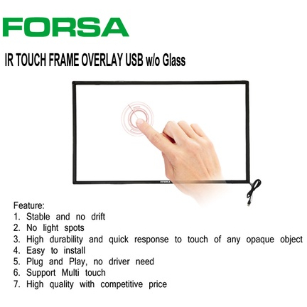 Jual FORSA 55" IR Multi Touch Screen Overlay Frame - 55inch LCD/LED ...