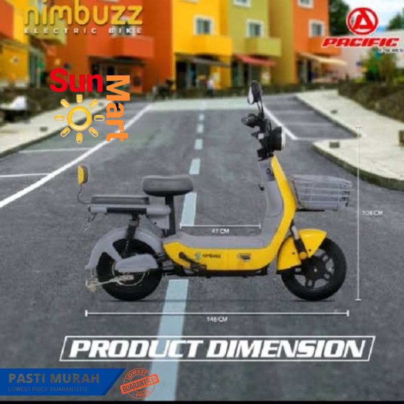 Jual SEPEDA LISTRIK ELECTRIC BIKE PACIFIC NIMBUZZ MOTOR ELEKTRIK ...