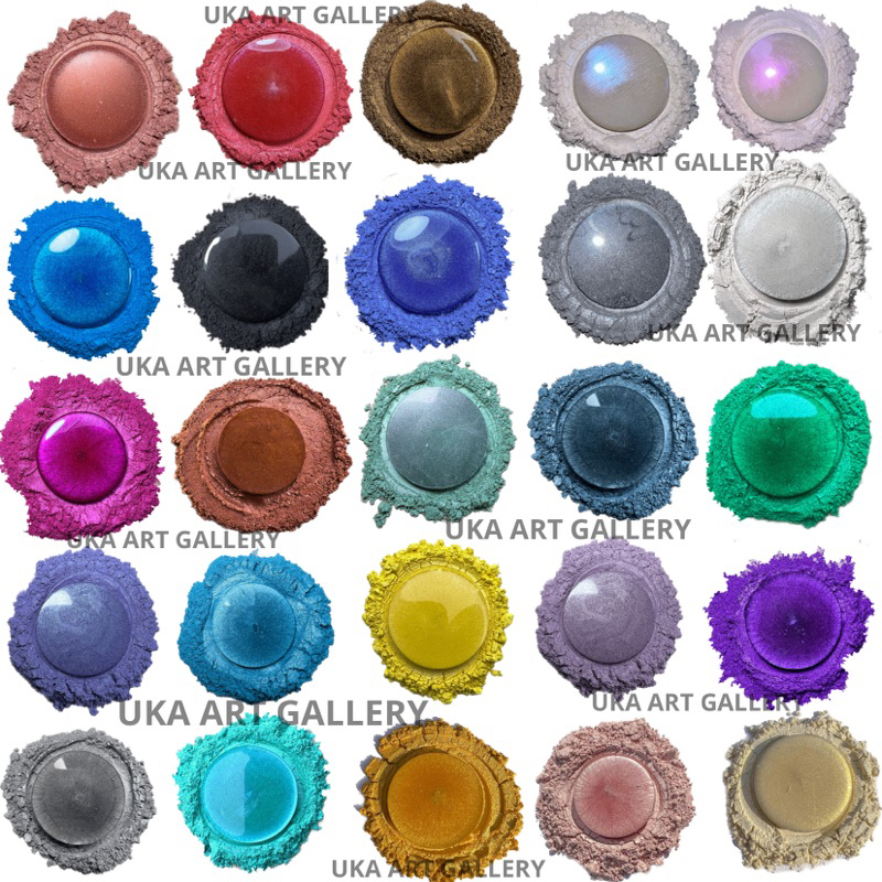 Jual UKA ART GALLLERY PIGMENT POWDER PEWARNA RESIN SABUN LILIN MICA ...