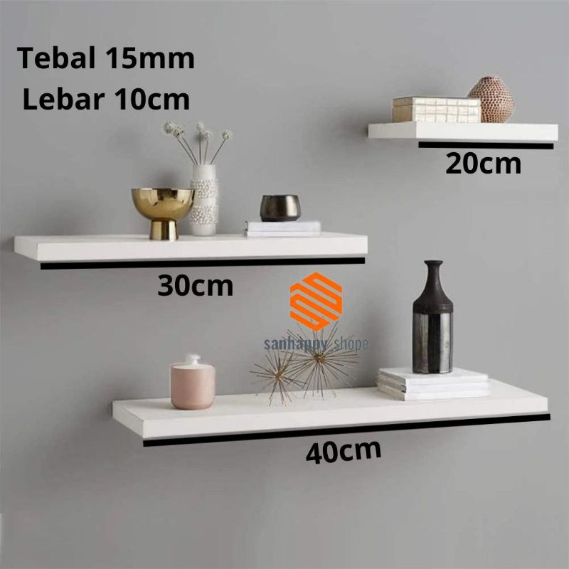 Jual Rak Ambalan Dinding 1set isi 3pcs/ Satuan perpcs | Papan Ambalan ...
