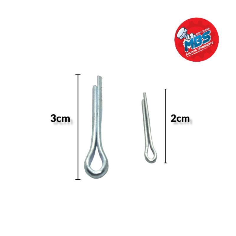 Jual CLIP KANCING PEN PENAHAN MUR BAUT TUAS REM UNIVERSAL | Shopee ...