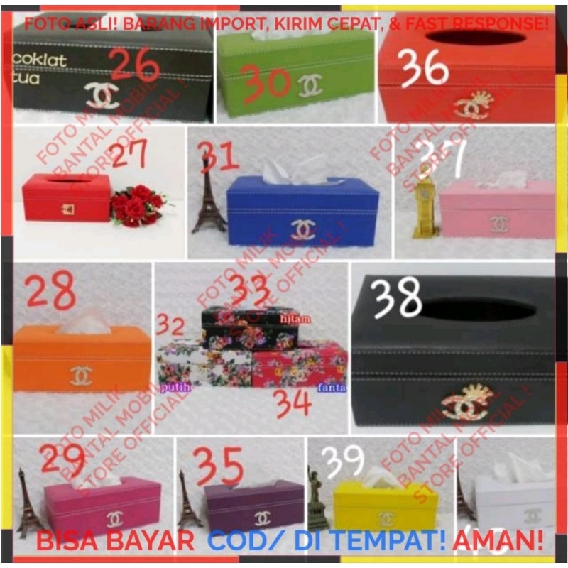 Jual Tempat cover box kotak tissue tisu TISSU TISUE MEJA mobil TOILET ...