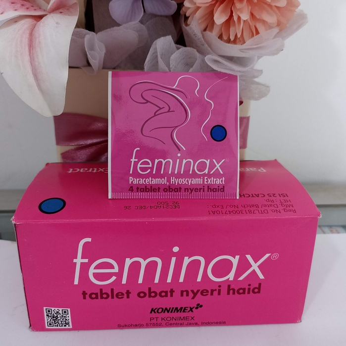 Jual Feminax Obat Nyeri Haid (1 Strip isi 4 tablet) | Shopee Indonesia
