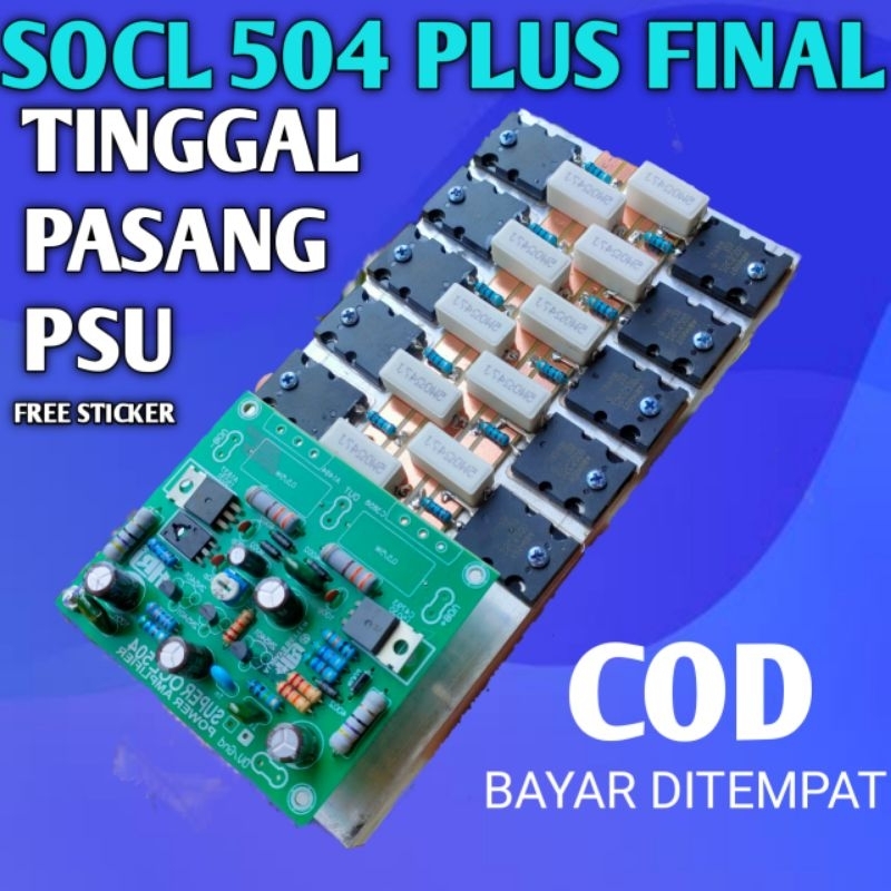 Jual SOCL 504 PLUS PLUS FINAL SIAP PAKAI TINGGAL PSU POWER AMPLIFIER ...