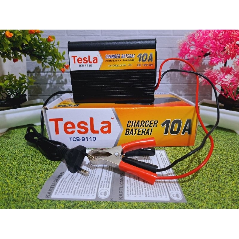 Jual Pengecas Cas Aki Tesla Charger Aki DC 12V Daya 5A 10A 20A | Shopee ...