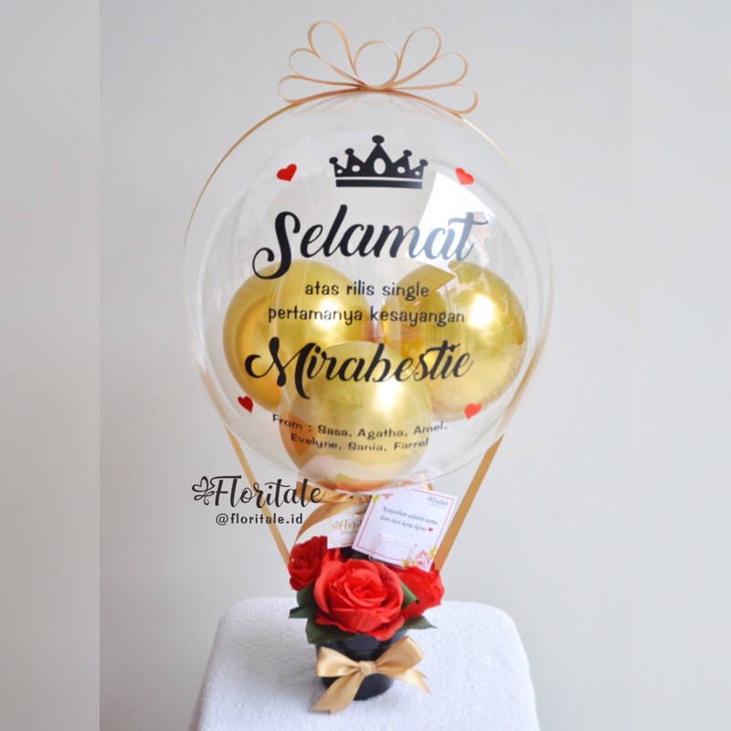 Jual Small Hot Air Balloon / Balon Bunga Artificial | Shopee Indonesia