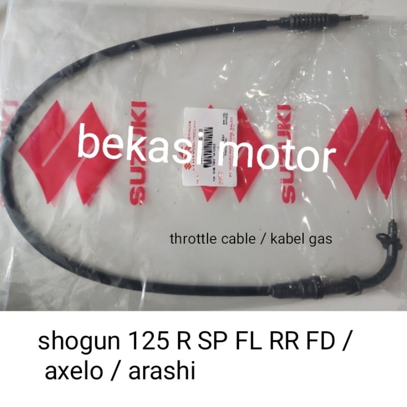 Jual throttle cable kabel gas suzuki shogun 125 R SP FL RR FD XRM ...