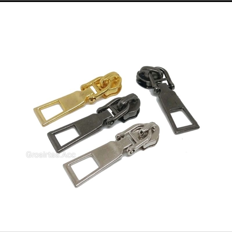 Jual KEPALA RESLETING TAS NO 5 / RESELETING COIL GIGI HALUS / Zipper ...