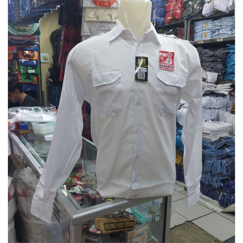 Jual Kemeja seragam partai solidaritas Indonesia PSI | Shopee Indonesia
