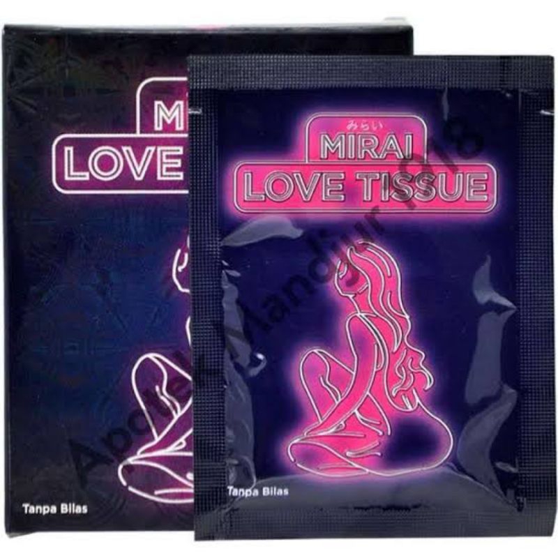 Jual Tissue Magic / Mirai Love Tissue / Tisu Magic Power / Isi 3 Sachet ...
