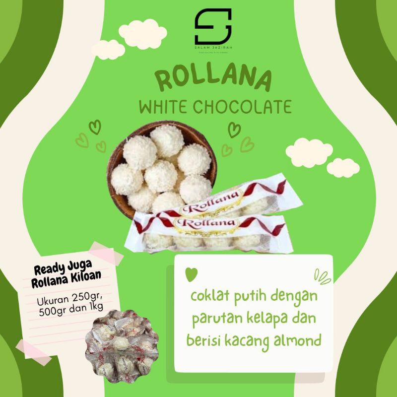 Jual Rollana Chocolate Almond || RollanaChocolate || Rollana Milk Choco ...