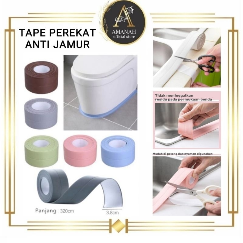 Jual Tape Perekat Sticker Anti Jamur Air Minyak Lem Perekat Stiker PVC ...