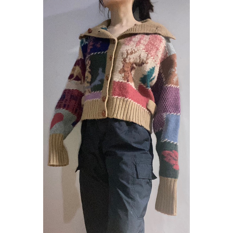 Jual BRANDED PREMIUM WOOL KNIT CARDI SWEATER/ZARA KNIT/H&M DIVIDED KNIT ...
