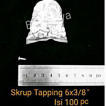 Jual [Harga 100pcs] Skrup/Sekrup Tapping JF (+) 6 x 3/8" | Shopee Indonesia