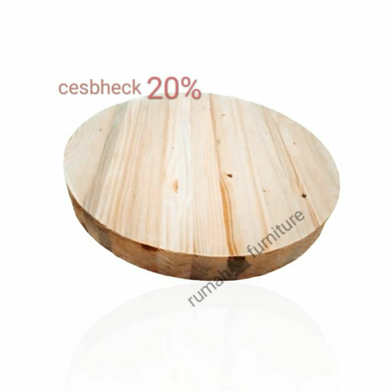 Jual Talenan kayu bulat / properti foto produk / talenan kayu pinus ...