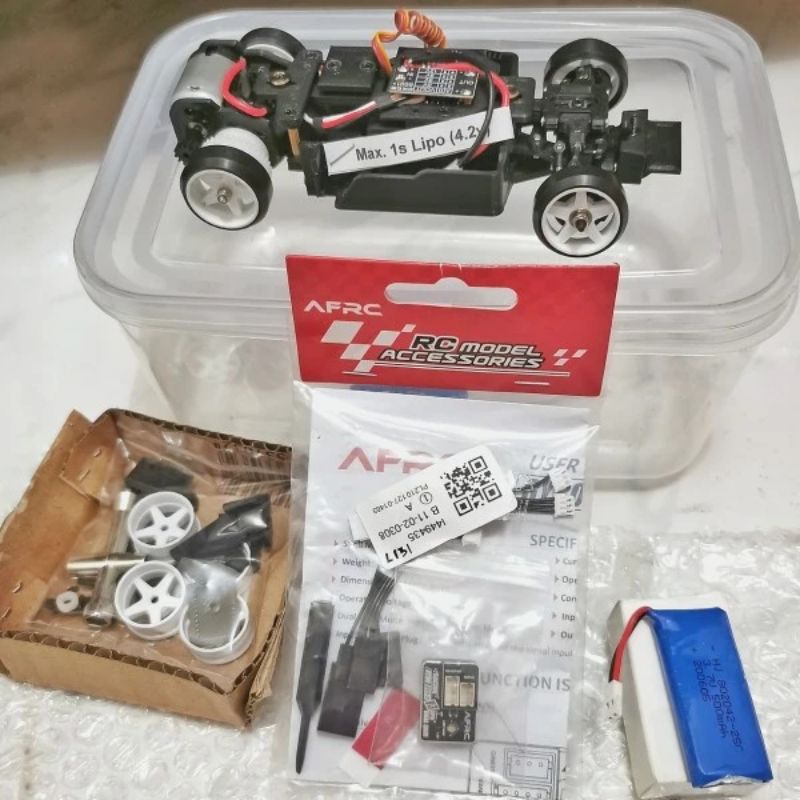 Jual Mini RC Drift Dsport RWD 1/28 3D Print ARTR + Gyro AFRC V3 + Lipo ...