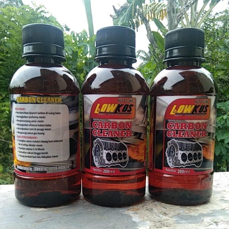 Jual LOWKOS - CARBON CLEANER 200ml cairan gurah mesin | Shopee Indonesia