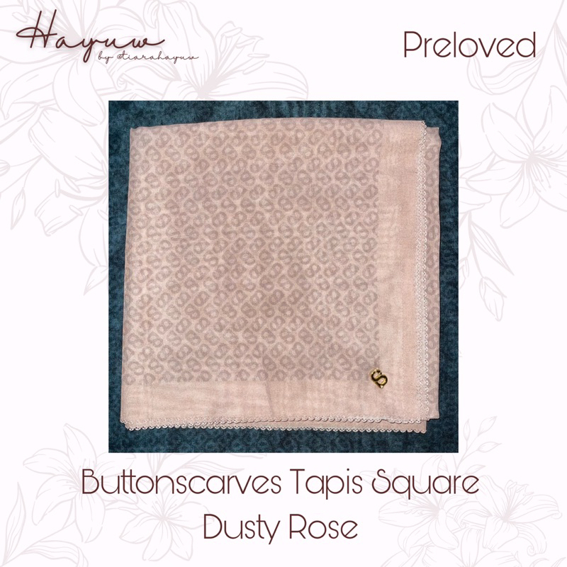 Jual Pre-Loved HARGA NETT Buttonscarves Tapis Square | Shopee Indonesia