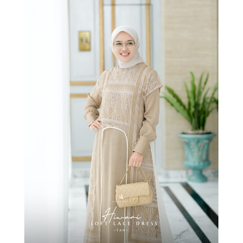 Jual hiwari soft lace dress by shararea / shararea jakarta / mimiti ...