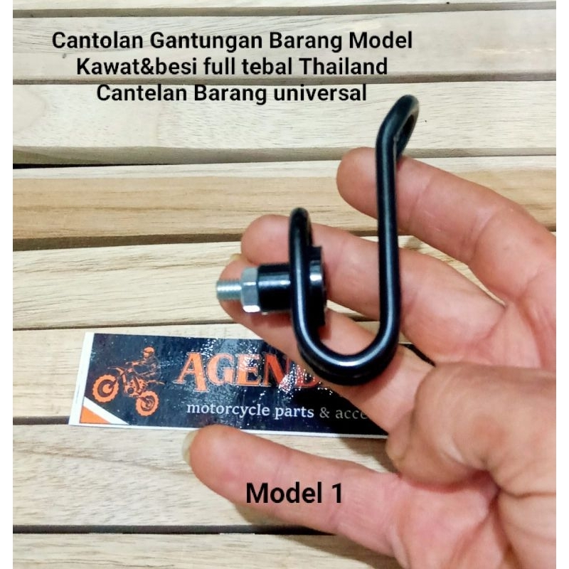 Jual Gantungan Barang motor universal Model thailand Kawat&besi full ...