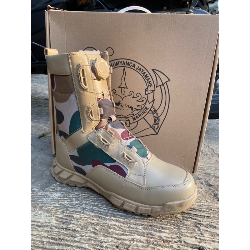 Jual Sepatu PDL KKO Marinir Tali Putar Original Terbaru / PDL TNI AL ...