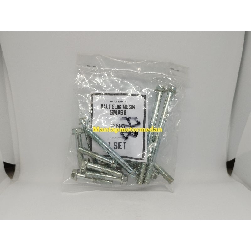 Jual Baut Blok Bak Mesin Kepala 8 Set Magnet Kopling Kanan Kiri Suzuki Smash | Shopee Indonesia