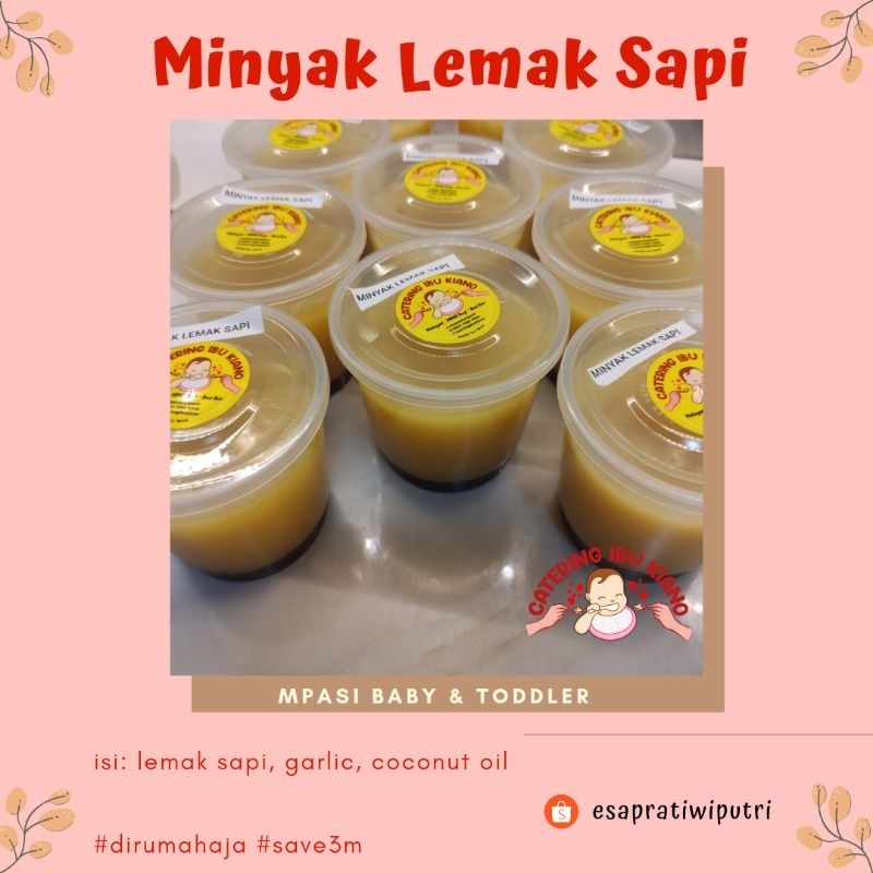 Jual Minyak Lemak Sapi Beef Fat Oil Mpasi Frozen | Shopee Indonesia