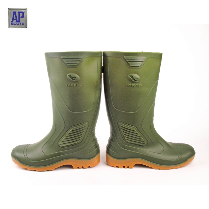 Jual AP BOOTS TERRA HIJAU SEPATU BOOT PVC | Shopee Indonesia