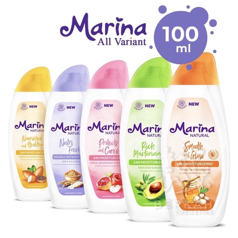 Jual Marina Hand & Body Lotion Natural 95Ml All Variant | Shopee Indonesia