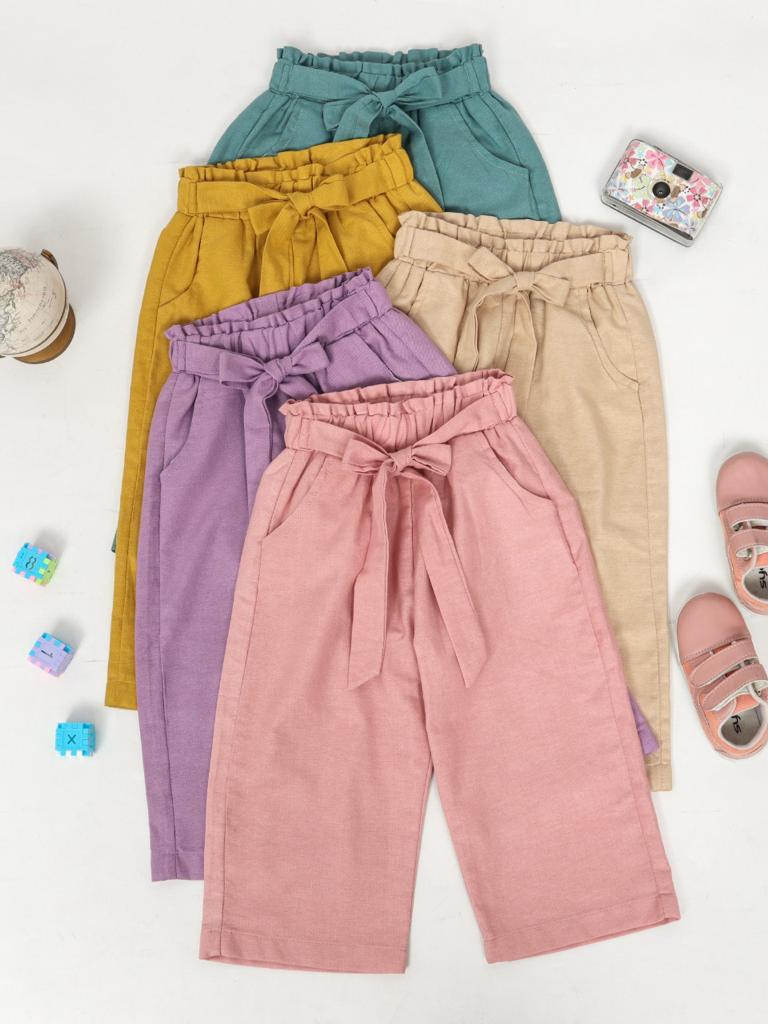 Jual Kulot Anak Katun Rami Polos / Kulot Anak Perempuan / Celana Anak ...