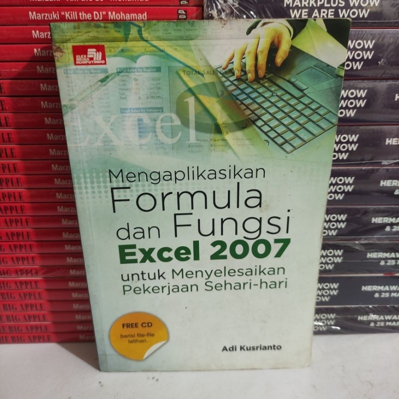 Jual BUKU MURAH ORIGINAL : MENGAPLIKASIKAN FORMULA DAN FUNGSI EXCEL 2007 | Shopee Indonesia