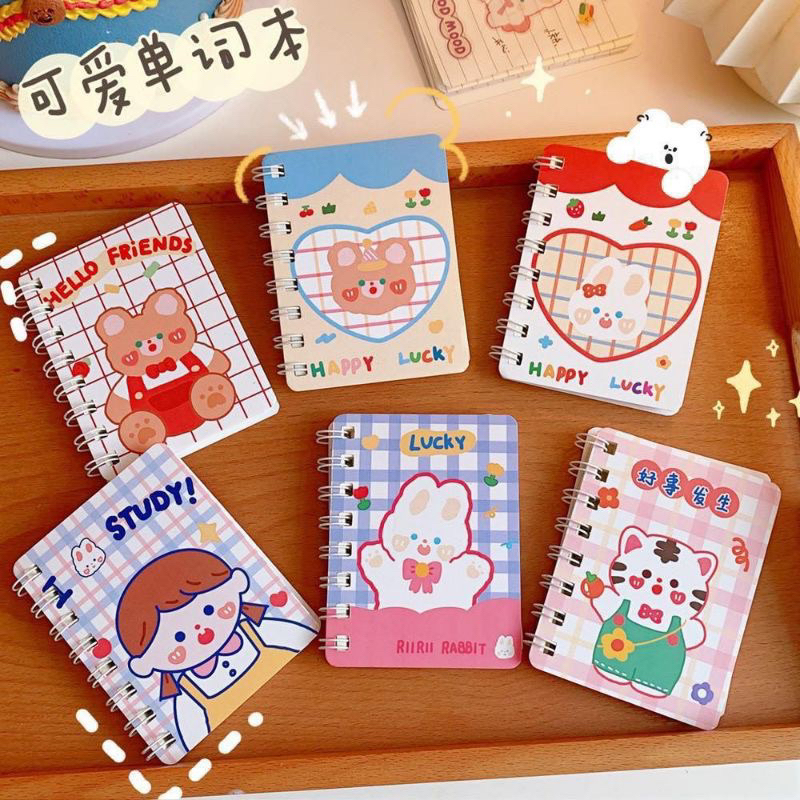 Jual NoteBook Ring Motif A7 Note Book Ring Isi 80 Lembar Buku Catatan ...