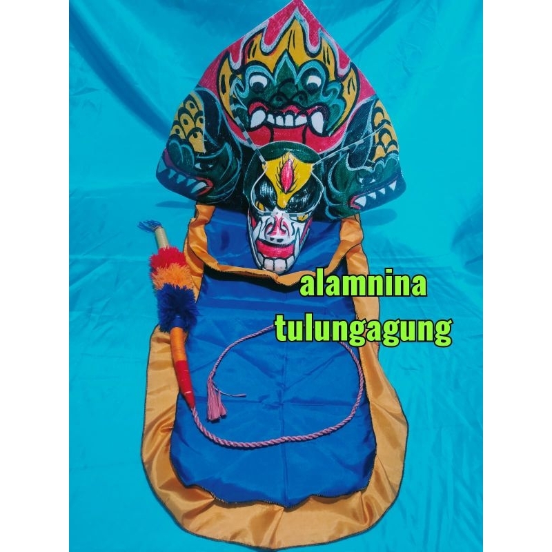 Jual Barongan caplokan spon dengan kain panjang anak promo murah ...