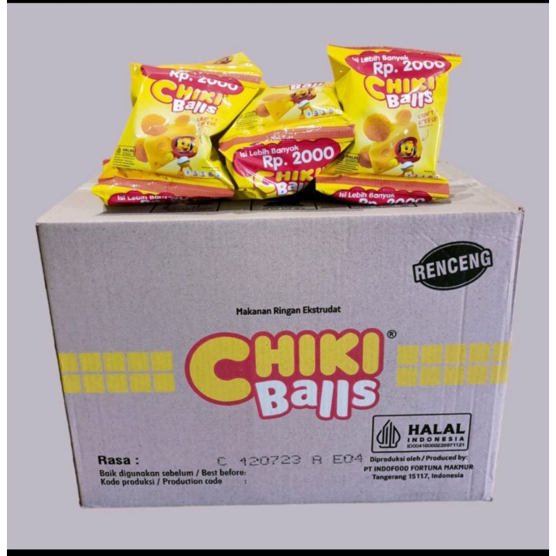 Jual Chiki Balls Keju 16 Gr ( 1 Dus isi 60 pcs) | Shopee Indonesia