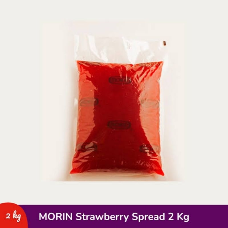 Jual MORIN SELAI OLESAN RASA STROBERI STRAWBERRY SPREAD JAM UKURAN 2KG ...