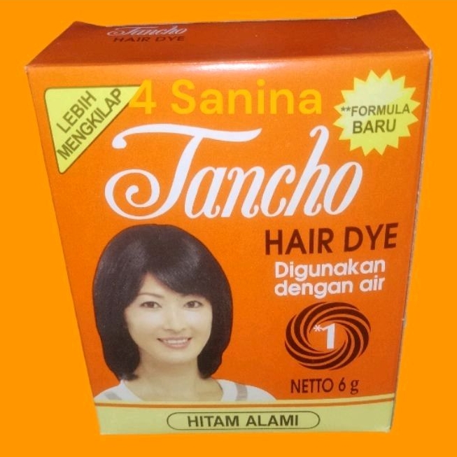 Jual Tancho semir rambut 6 gr tanco bubuk pewarna rambut | Shopee Indonesia