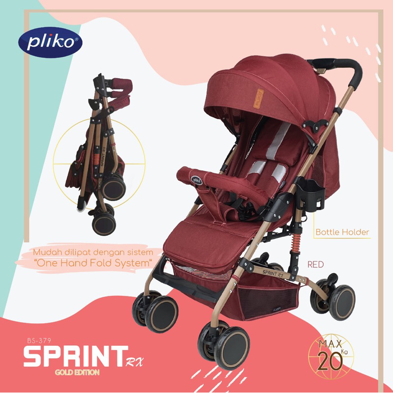 Jual Makassar - Stroller Baby Pliko BS 389 Sprint RH Dorongan 2 Arah ...