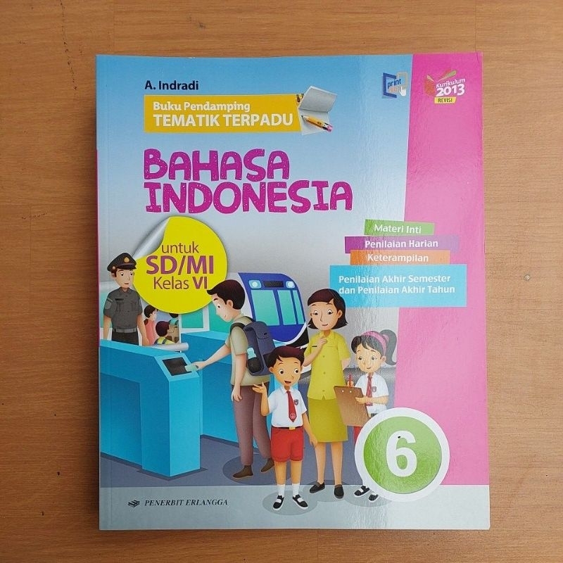 Jual Buku Pendamping Tematik Terpadu Bahasa Indonesia Untuk Sd Mi Kelas