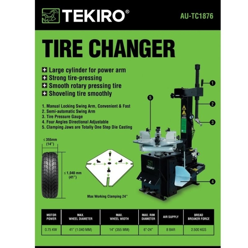 Jual TIRE CHANGER TEKIRO / MESIN PEMBUKA BAN TEKIRO / BUKAAN BAN TEKIRO ...