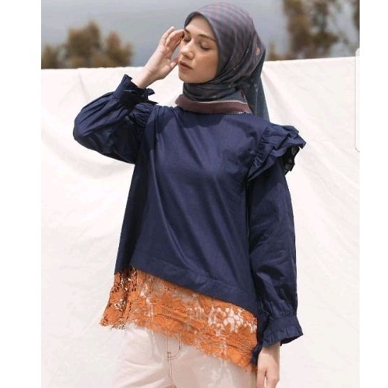 Jual Salsa Top Navy | Shopee Indonesia