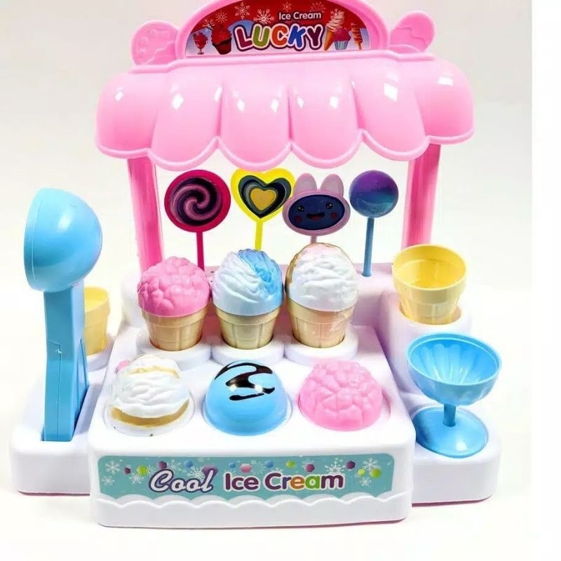 Jual Mainan Es krem musik ice cream musik / warung es krim LI 1 ICE ...