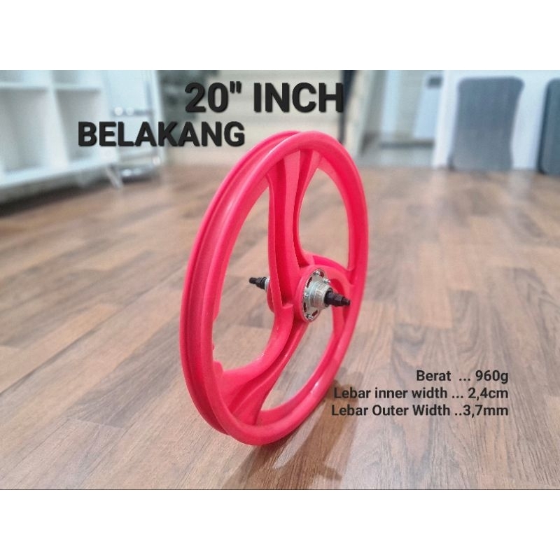 Jual VELG BMX 20 INCH RODA SEPEDA 20 INCH BMX OLD SCHOOL VELG 20INCH ...