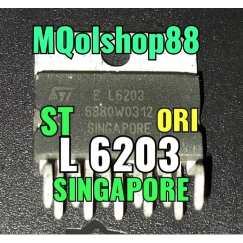 Jual IC TR TRANSISTOR L6203 L 6203 ORIGINAL ASLI SINGAPORE | Shopee Indonesia