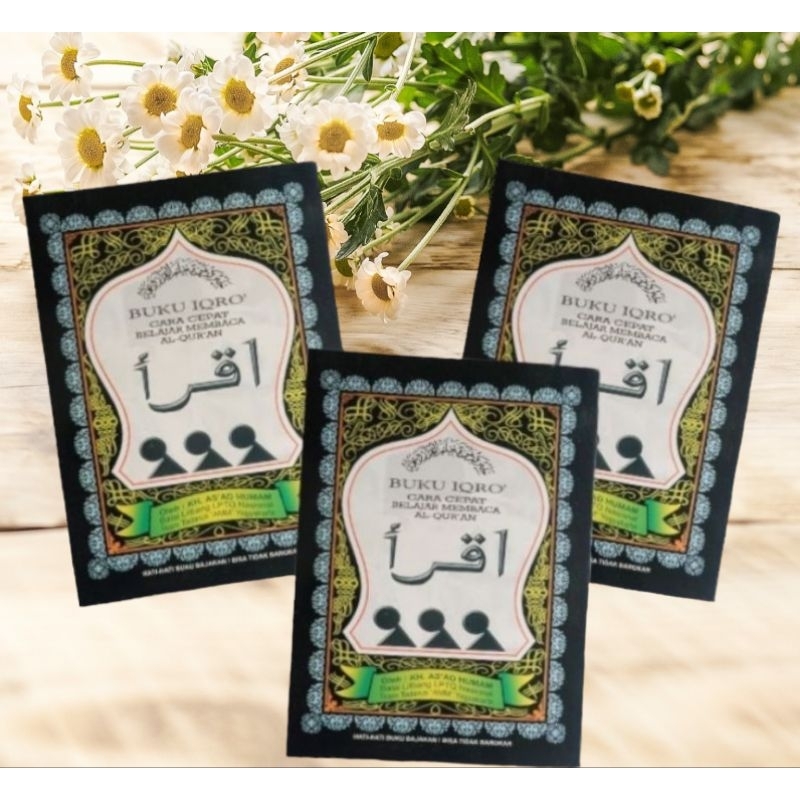 Jual Buku Iqro Anak Iqra Anak Besar Jilid 1 Sampai 6 Cara Cepat Baca Al ...