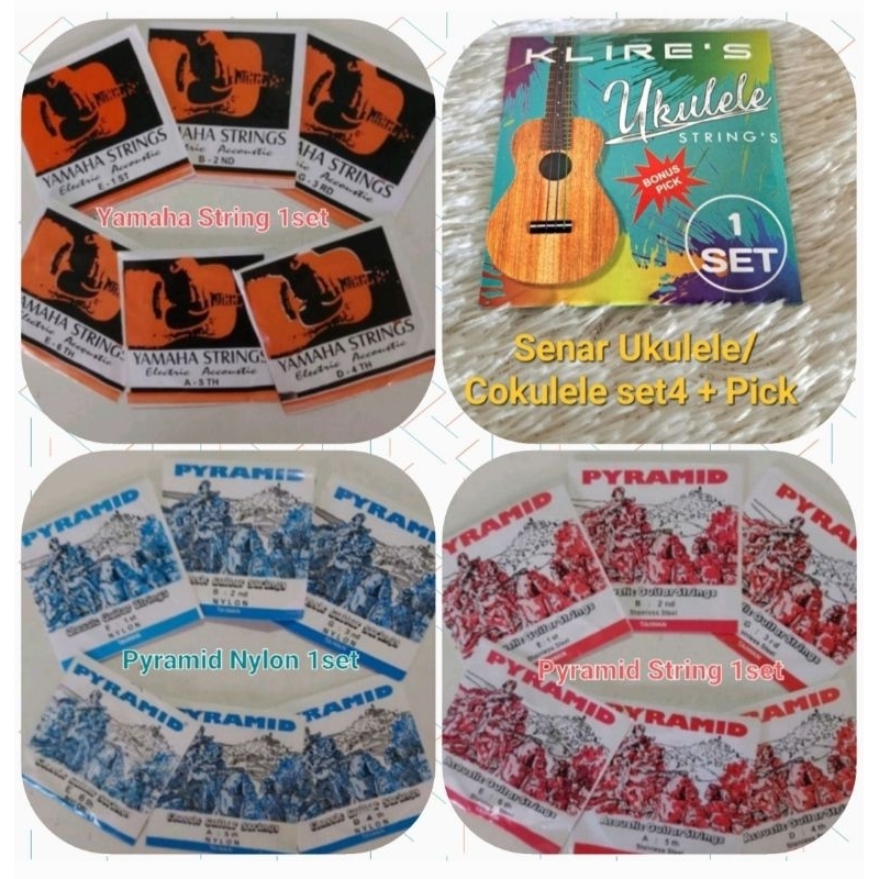 Jual Senar Gitar Pyramid String/Pyramid Nylon/Yamaha String/Melody ...