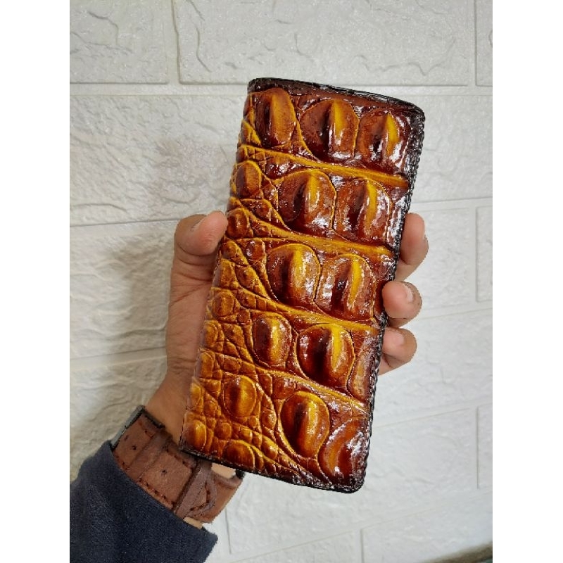 Jual DOMPET PANJANG KULIT ASLI ORIGINAL MOTIF TULANG LIMITED EDITION ...