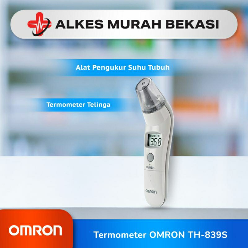 Jual Omron Ear Thermometer TH839S / Thermometer Telinga / Thermometer ...