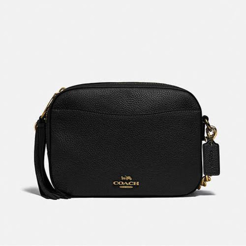 Jual COACH CAMERA BAG CROSSBODY BAG BUTIK- BLACK - Preloved Fullset ...
