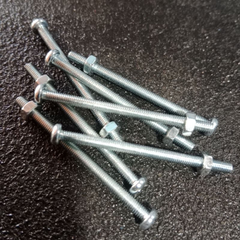 Jual Baut mur 3mm panjang 4.5cm Baut untuk kipas power amplifier dll | Shopee Indonesia