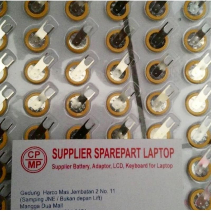 Jual Baterai CMOS / BIOS 3v Untuk Laptop Netbook ( PIN / SMALL / CR1220 / ML1220 ) cmos kancing ...